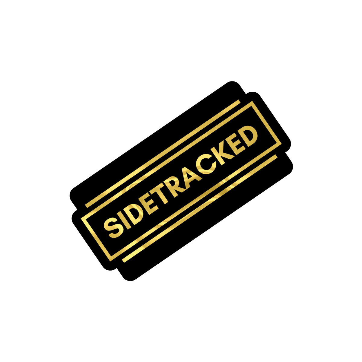 Die cut gold stickers – Customskins